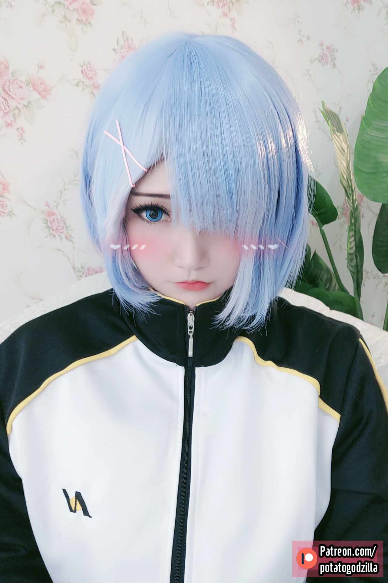 Potato Godzilla Sexy Rem In Subaru Jacket